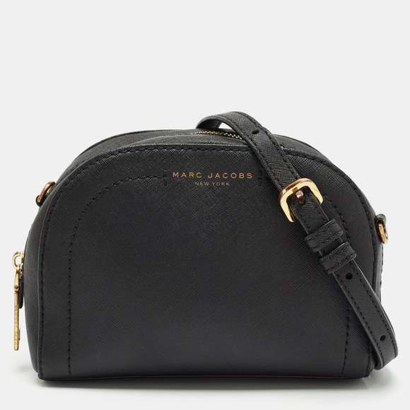 Marc Jacobs | Bags | Marc Jacobs Black Leather Playback Dome Crossbody Bag | Poshmark
